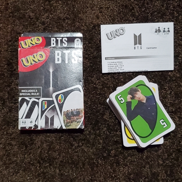 Toys | Bts Uno Card Game | Poshmark